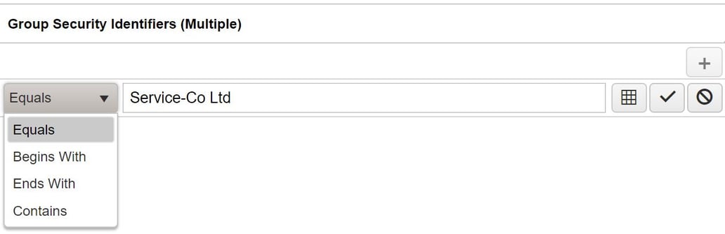 Defining Multiple Group Security Identifiers - V5.3 onwards